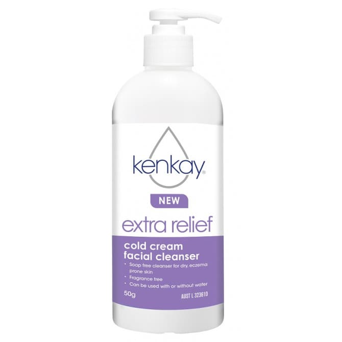 Buy Kenkay Extra Relief Cold Cream Facial Cleanser Pump 325 ml Online