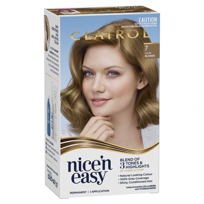Buy Clairol Nice 'N Easy 7 Natural Dark Blonde Permanent Hair Colour Online