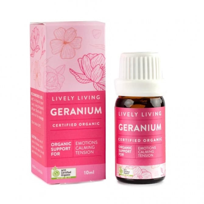 Buy Lively Living Geranium Organic 10ml Online