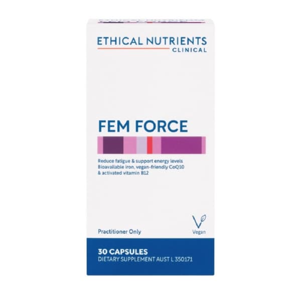 Buy Ethical Nutrients Clinical Fem Force 30 Capsules Online