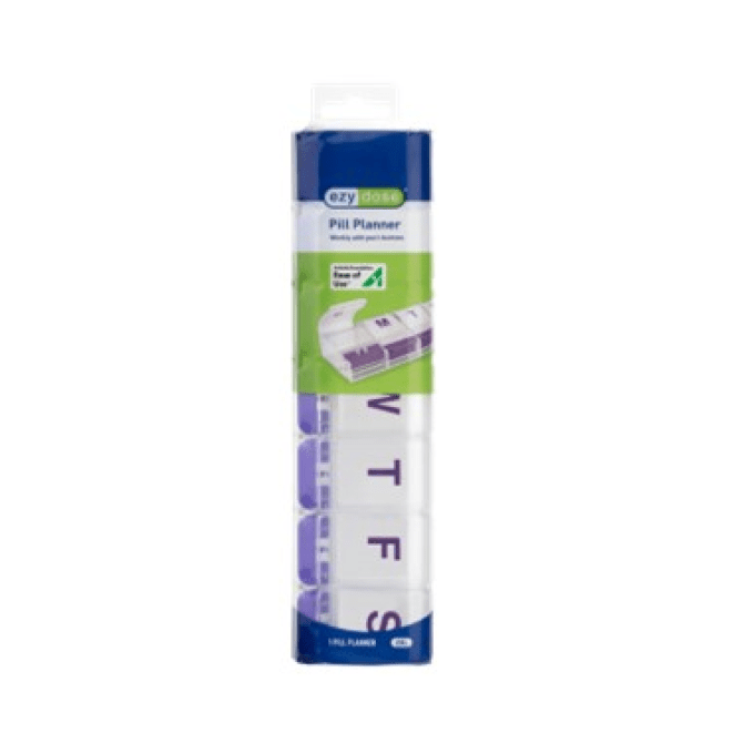 Buy Ezy Dose Push Button Pill Organizer and Planner 7 Day 2XL Online