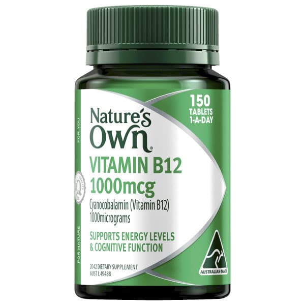Buy Nature's Own Vitamin B12 1000mcg 150 Tablets Online