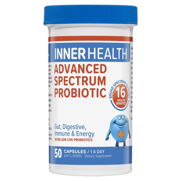 Buy Inner Health Advanced Spectrum Probiotics 50 Capsules Online