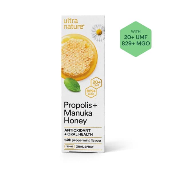 Buy Ultra Nature Propolis And Manuka Oral Spray 30mL Online