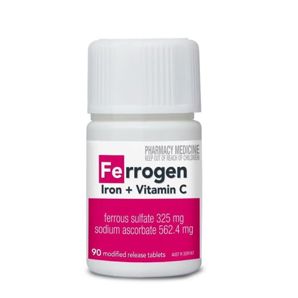 Buy Ferrogen Iron Plus Vitamin C 90 Tablets Online