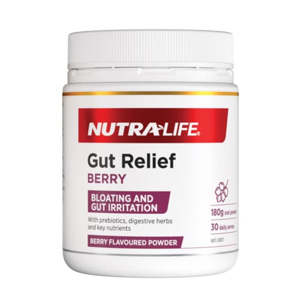 Buy Nutra Life Gut Relief Berry Powder 180g Online