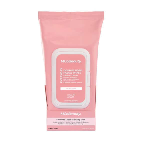 MCo Beauty Double Sided Facial Wipes - 9331880014551