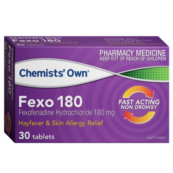 Buy Chemists Own Fexo 180mg 30 Tablets Online