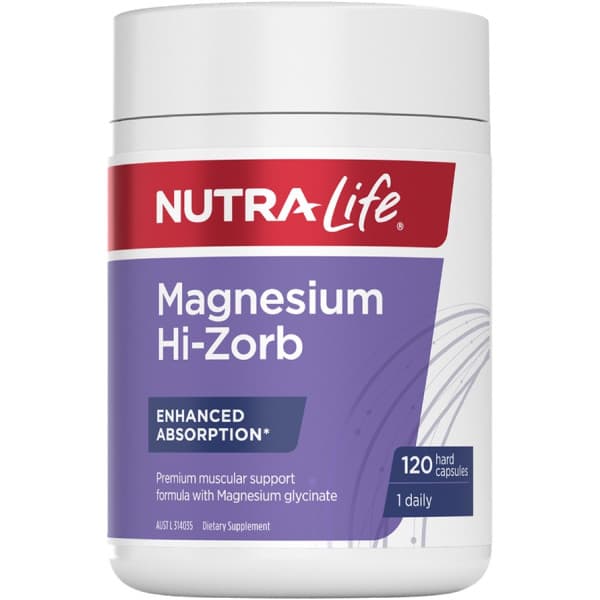 Buy Nutra Life Magnesium Hi Zorb 120 Capsules Online