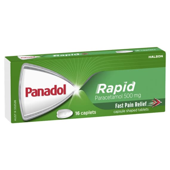 Buy Panadol Rapid 500mg Caplets 16 Online