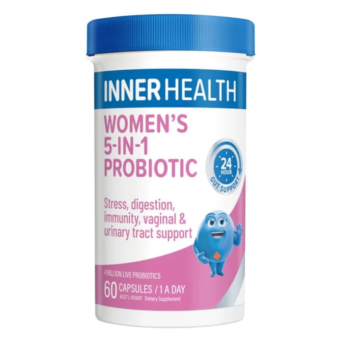 Inner Health Womens 5 in 1 Probiotic 60 Capsules - 9315771012789