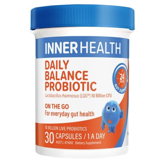 Inner Health Daily Balance Probiotic 30 Capsules - 9315771012864