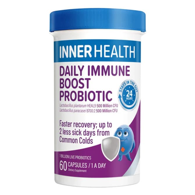 Inner Health Immune Boost Probiotic 60 Capsules - 9315771012895