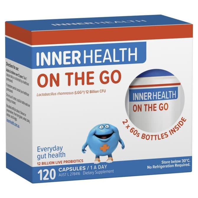 Inner Health Daily Balance Probiotic 120 Capsules - 9315771012888