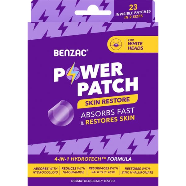 Buy Benzac Power Patches Skin Restore 23 Patches Online