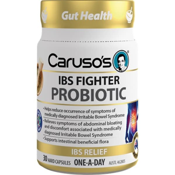 Buy Carusos IBS Fighter Probiotic 30 Capsules Online