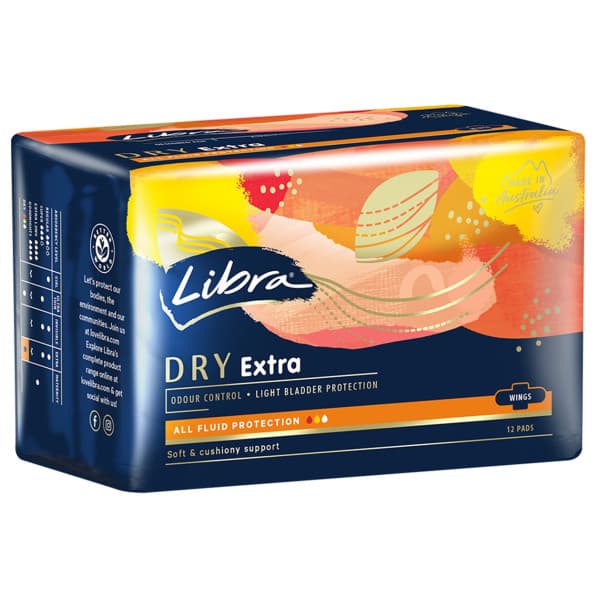 Buy Libra Pad Extra Dry Wing 12 Online