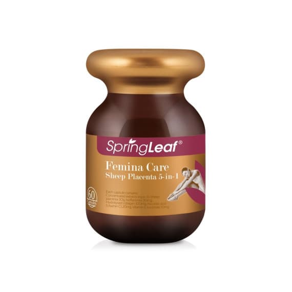 Buy SpringLeaf Femina Care Sheep Placenta 5 in 1 60 Capsules Online