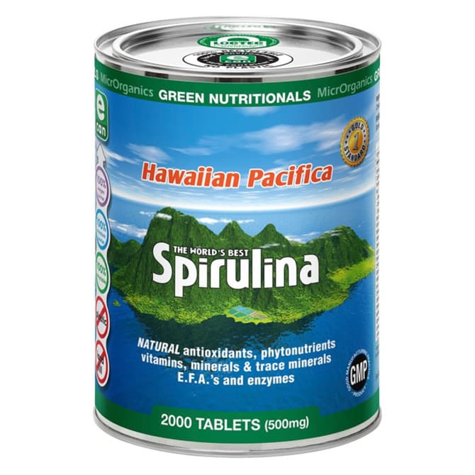 Buy Green Nutritionals Pacifica Spirulina 2000 Tablets Online Pharmacy ...