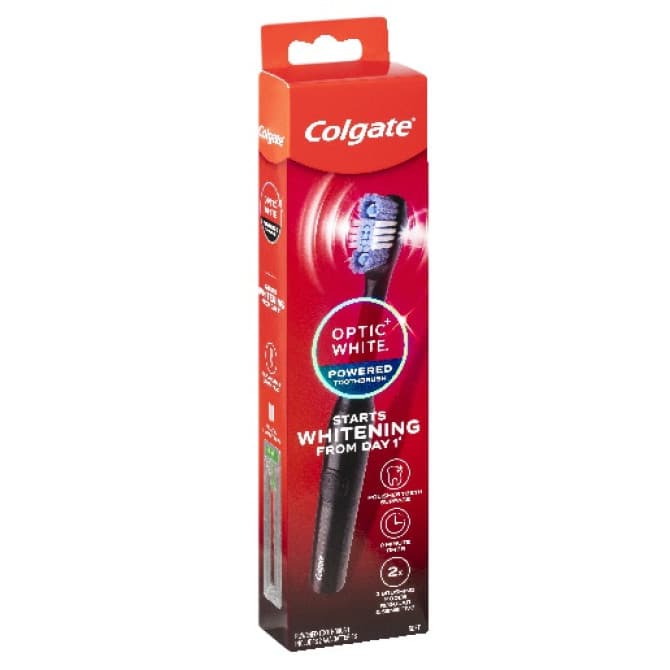 Buy Colgate Optic White Powered Toothbrush Soft 1 Pack Online
