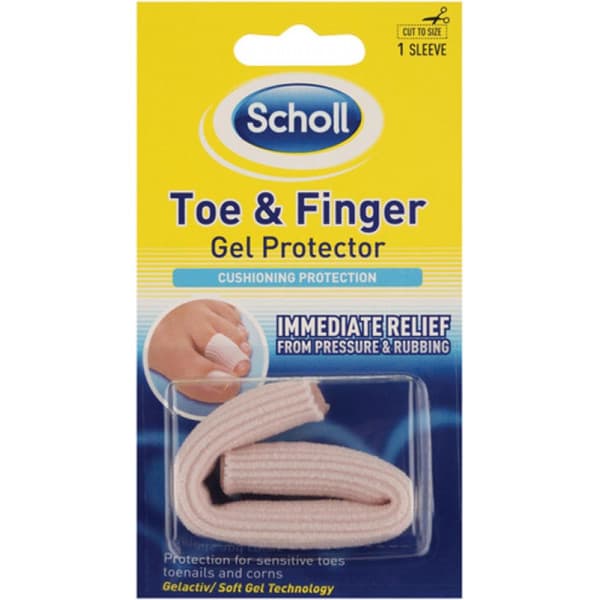 Buy Scholl Gel Toe & Finger Protector 1 Sleeve Online | Pharmacy Direct