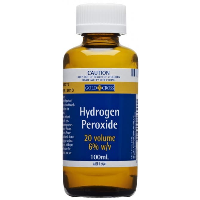 Buy Gold Cross Hydrogen Peroxide 20 Vol 6 Percent 100ml Online