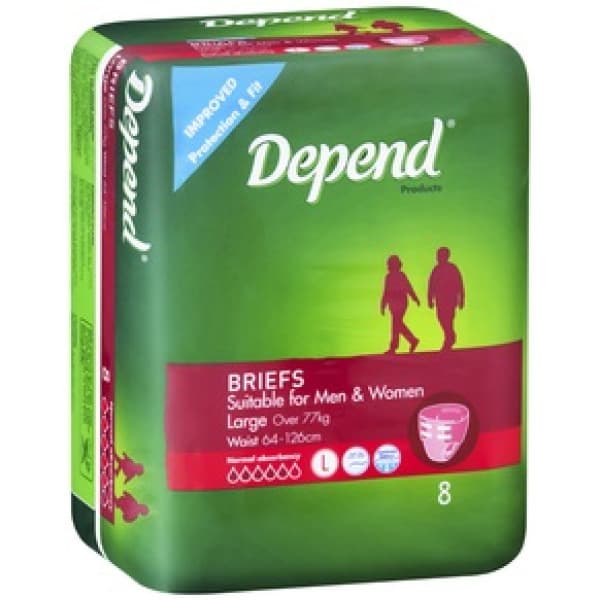 Buy Depend Fitted Briefs Large Online Pharmacy Direct