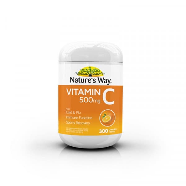 Natures Way Vitamin C 500mg 300 Tablets - 9314807006709