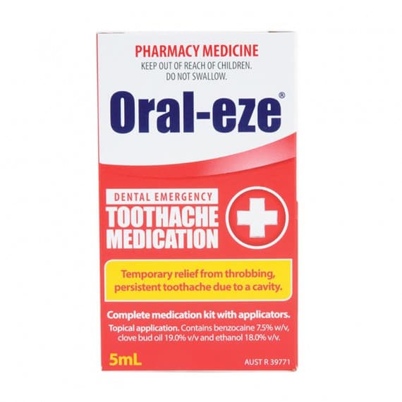 Buy Oral Eze Toothache Medication 5ml Online | Pharmacy Direct