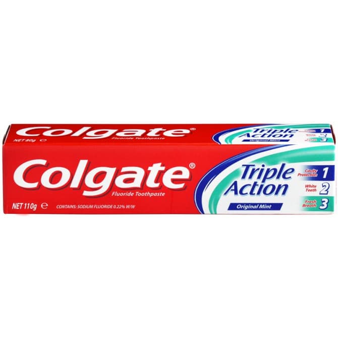 Buy Colgate Triple Action Toothpaste 110g Online | Pharmacy Direct