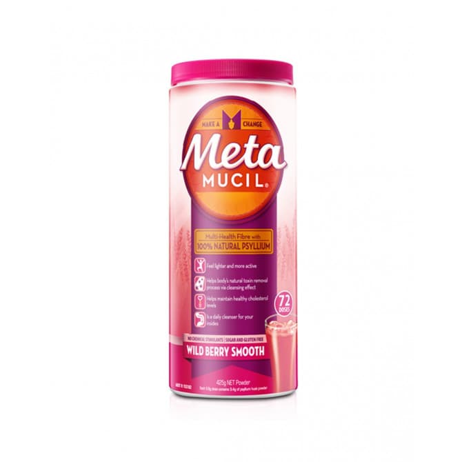 Buy Metamucil Wild Berry Smooth Fibre Powder 72 Doses 425g Online ...