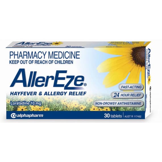 Allereze 10mg 30 Tablets - 9323610017062