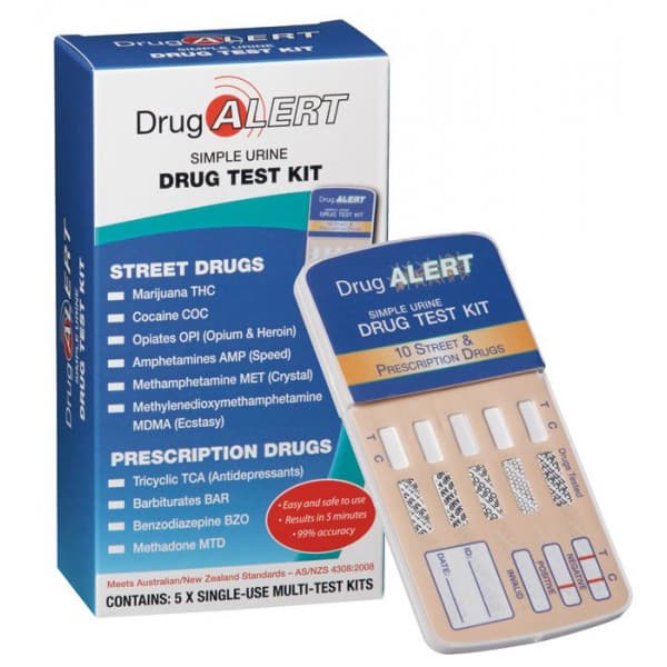 Buy Drug Alert Street Drugs And Prescription Drugs Test Kit 5 Tests Online