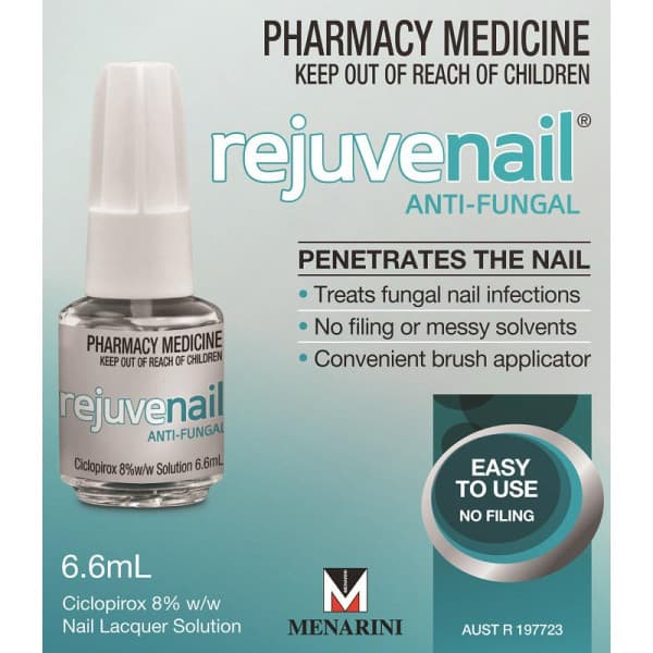 Buy Rejuvenail Antifungal Nail 6.6ml Online | Pharmacy Direct