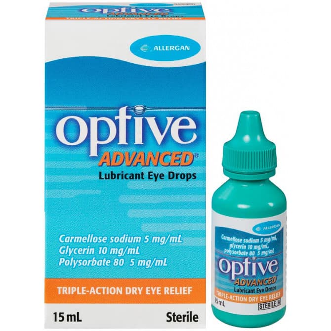 Buy Optive Advanced Lubricant Eye Drops 15ml Online | Pharmacy Direct