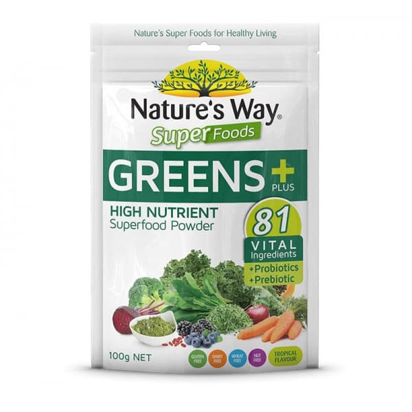 Buy Nature's Way Super Greens Plus Powder Online Pharmacy Direct