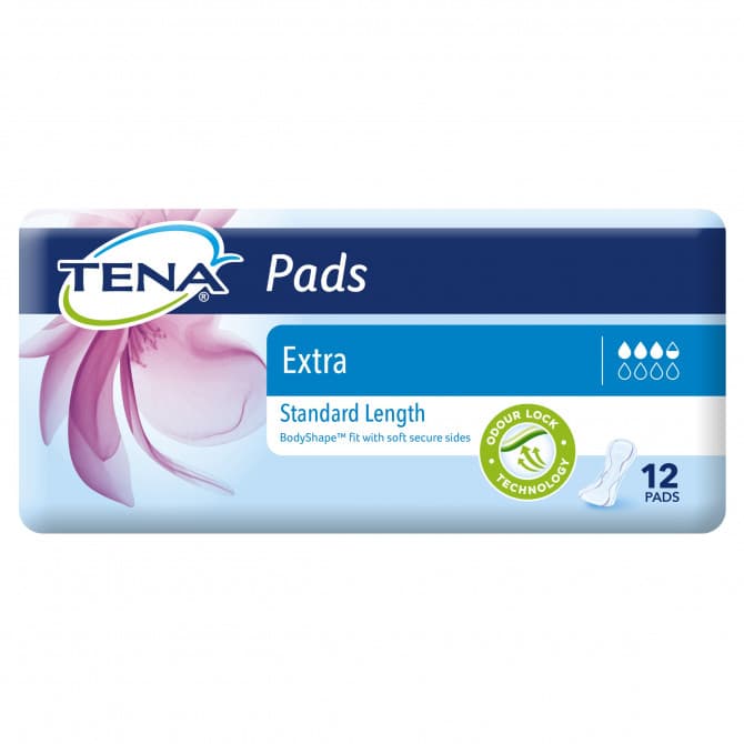Buy Tena Pads Extra Standard Length 12 Pack Online | Pharmacy Direct
