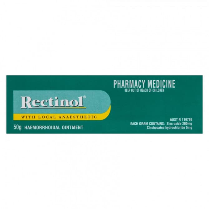 Buy Rectinol Ointment 50g Online | Pharmacy Direct