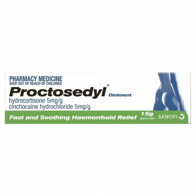 Proctosedyl Ointment 15g - 9321547004223