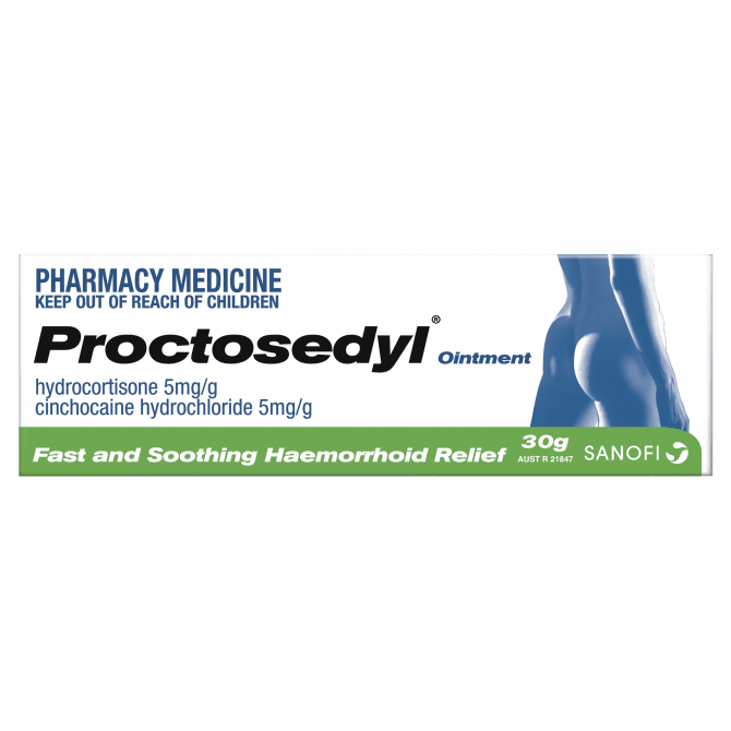 Proctosedyl Ointment 30g - 9321547004315