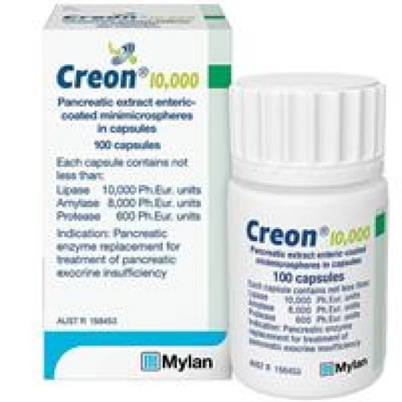 Creon 10000 IU Capsules 100 - 5099151014368