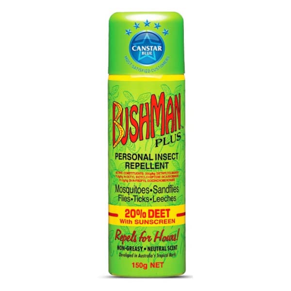 Buy Bushman Aerosol With Sunscreen 150g Online | Pharmacy Direct