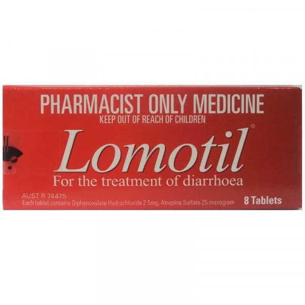 Buy Lomotil 8 Tablets 2.5mg (S3) Online