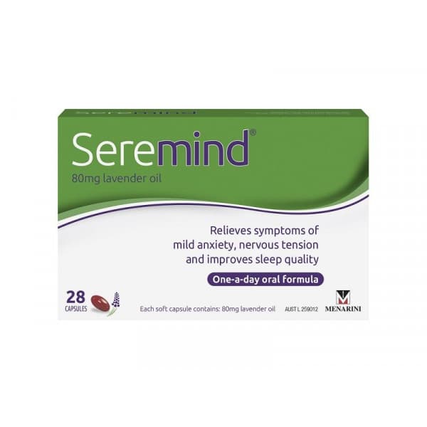 Buy Seremind 80mg Lavender Oil 28 Capsules Online | Pharmacy Direct