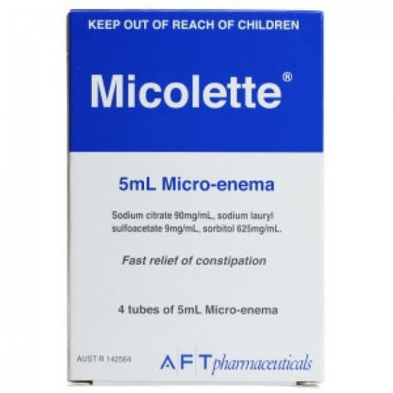 Buy Micolette Micro Enema Online Pharmacy Direct