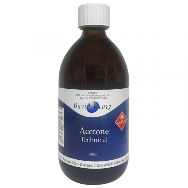 David Craig Acetone 500ml - 9315676003813