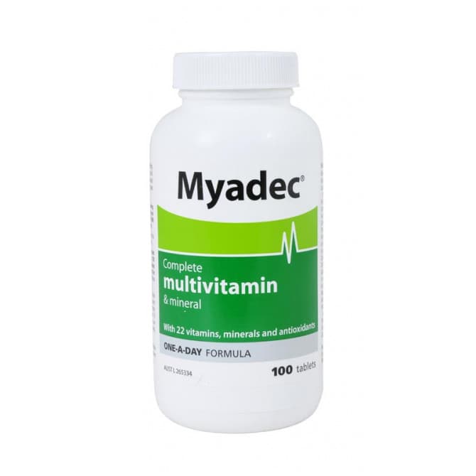 Buy Myadec Multivitamin Mineral Online Pharmacy Direct