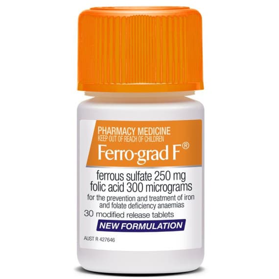 Buy Ferro Grad F PR 250/0.3mg 30 Tablets Online