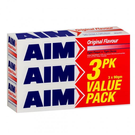 Buy Aim Toothpaste Original Triple Pack 90g Online | Pharmacy Direct