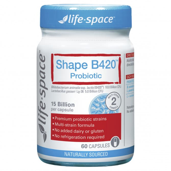 Buy Life Space Shape B420 Probiotic 60 Capsules Expiry Date 03/26 Online